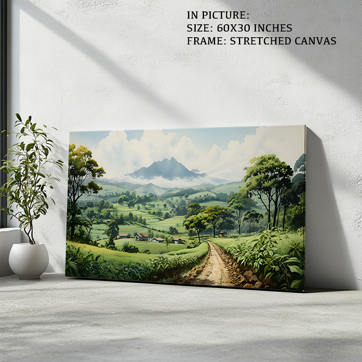 Coffee Plantations in Coorg By Panoramic India - Buy Large Sized Canvas ...